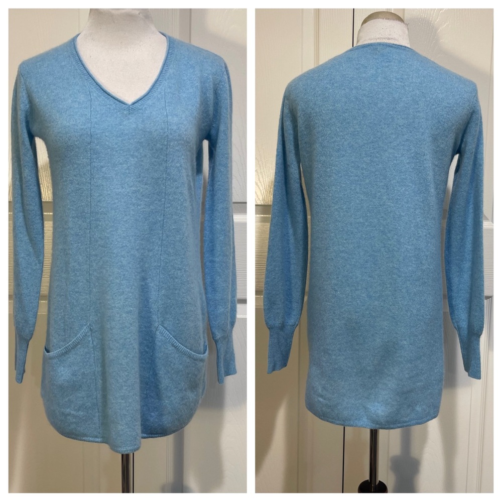 Cashmere! Wrap London Cashmere Sweater - Gem